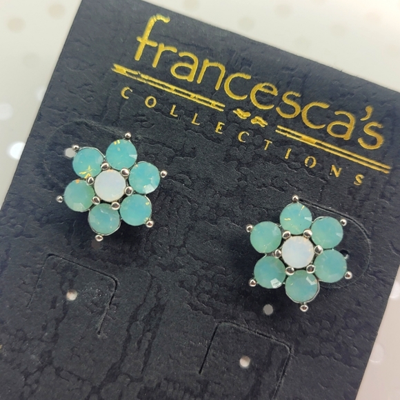 Francesca's Collections | Jewelry | Francescas Collections Blue Flower ...